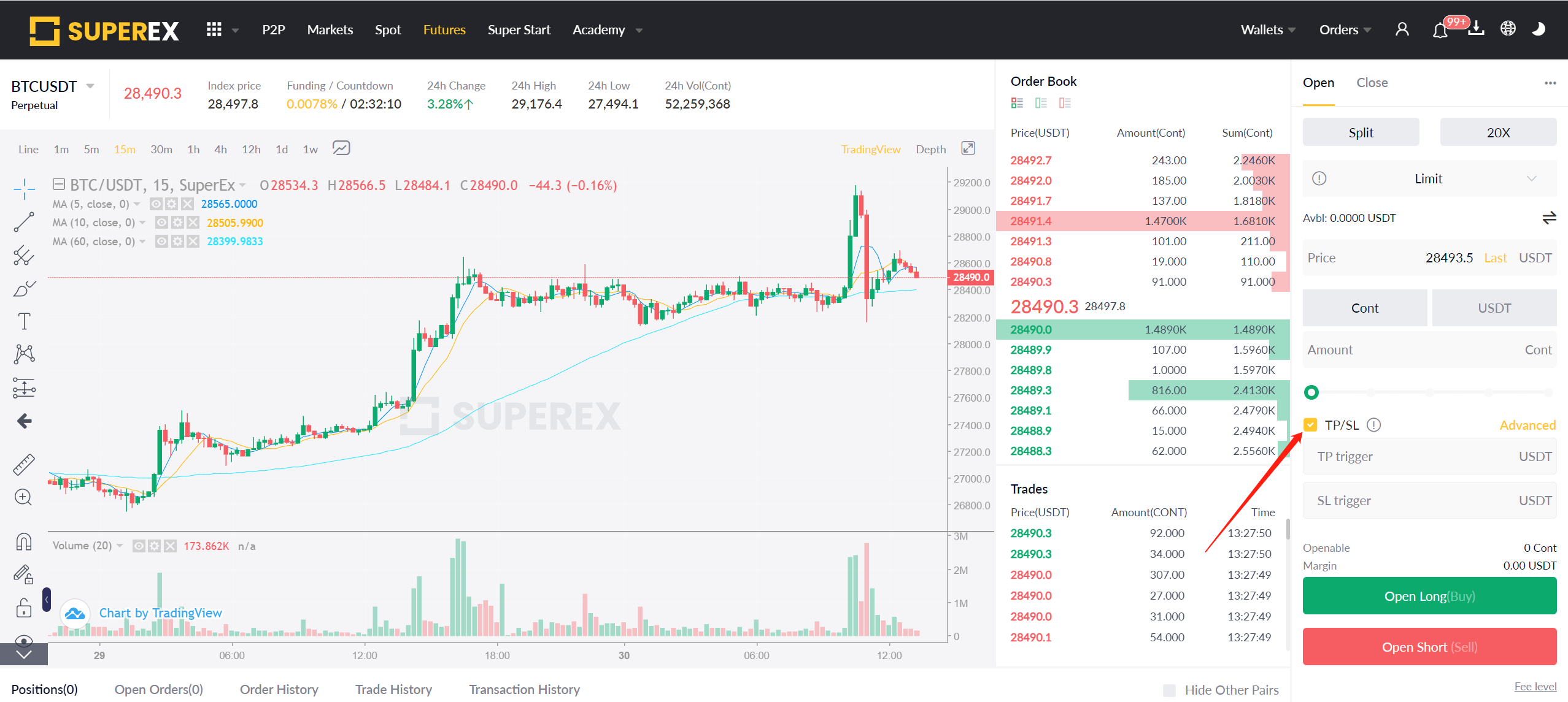 LEARN HOW TO SET TP/SL ON SUPEREX IN 3 MINUTES – SUPEREX